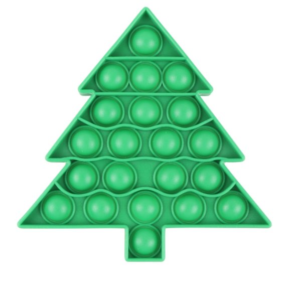 Toys | Christmas Tree Pop Fidget Sensory And Stress Reliever Toy | Poshmark